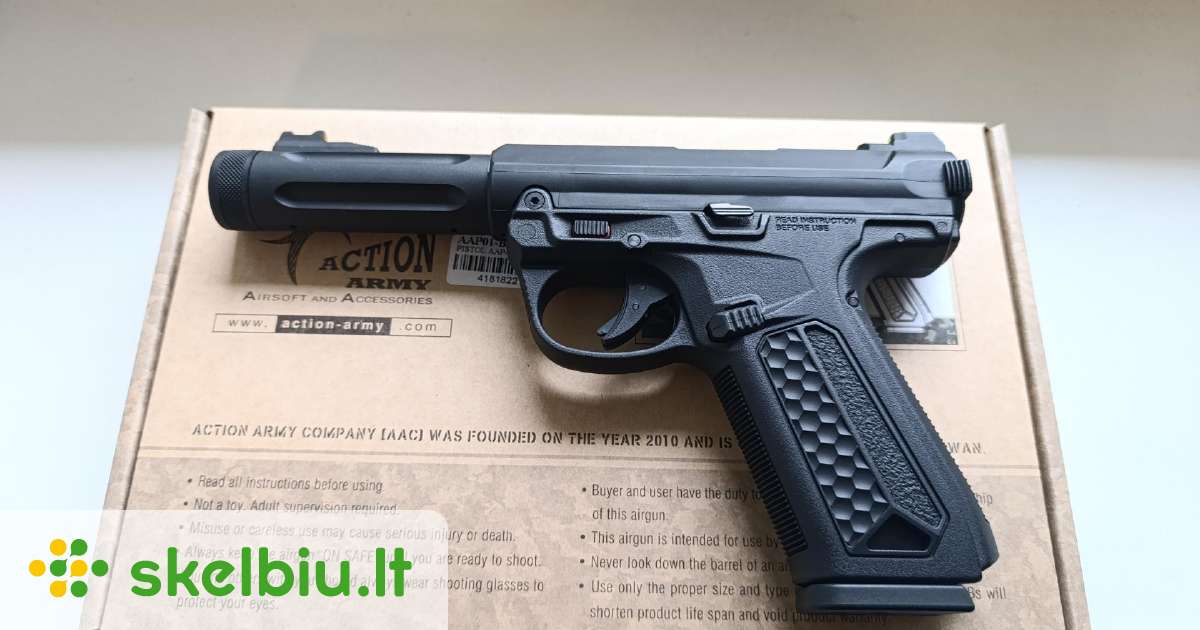 Aap-01 Assassin Airsoft pistoletas - Skelbiu.lt