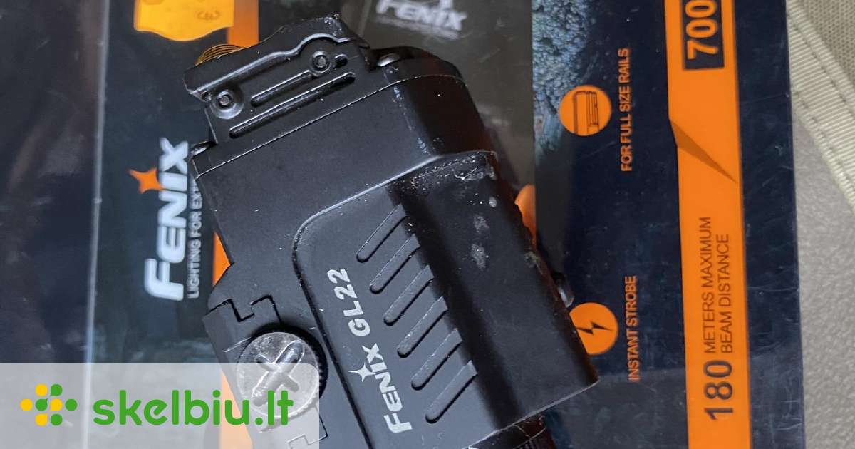 Taktinis prožektorius pistoletui Fenix Gl22 - Skelbiu.lt
