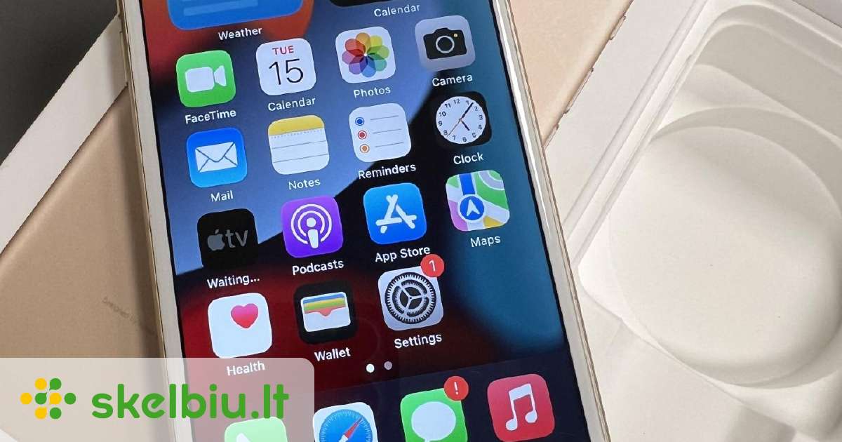 Apple iPhone 7 32gb ir 128 GB priedai, garantija - Skelbiu.lt