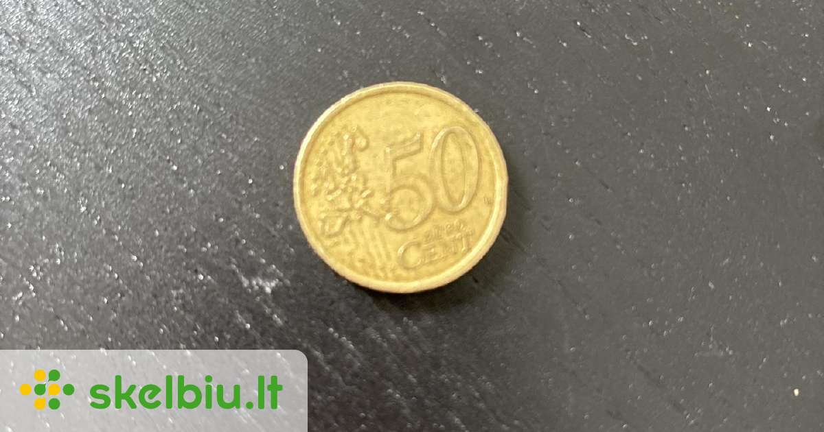 Retas 1999 m spain 50ct pinigas - Skelbiu.lt