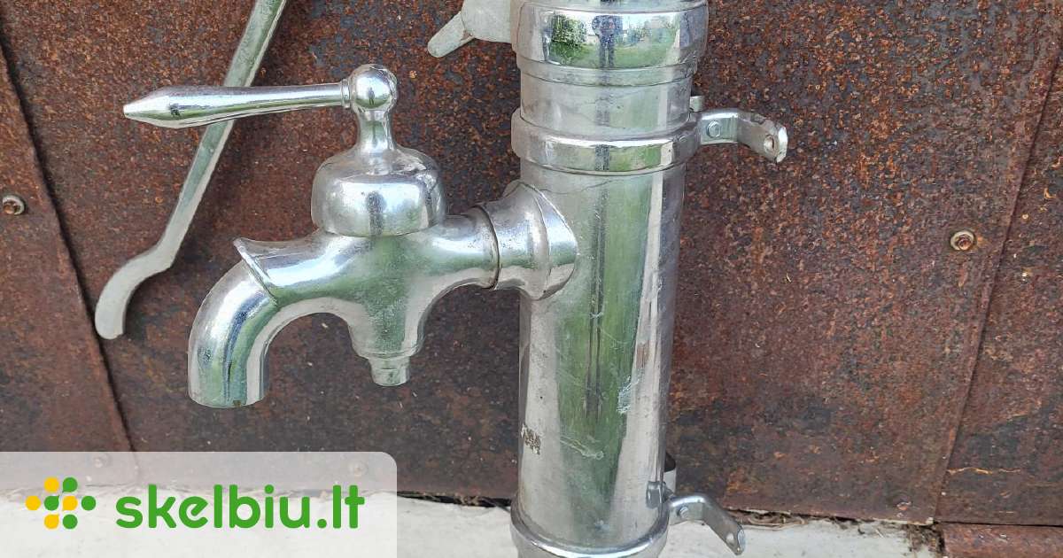 Antikvarinis Vandens kranas-pompa, hidrantas. - Skelbiu.lt