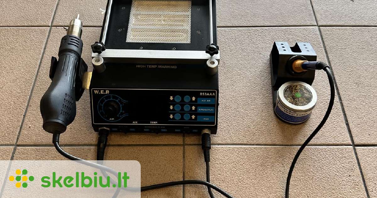 Karšto oro Litavimo stotele Wer853aa lituoklis - Skelbiu.lt