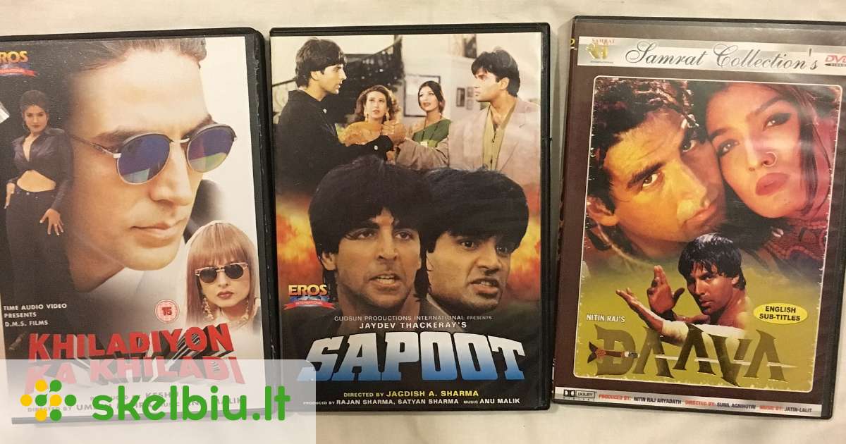 Dvd - indų filmai originalo kalba (hindi) - Skelbiu.lt