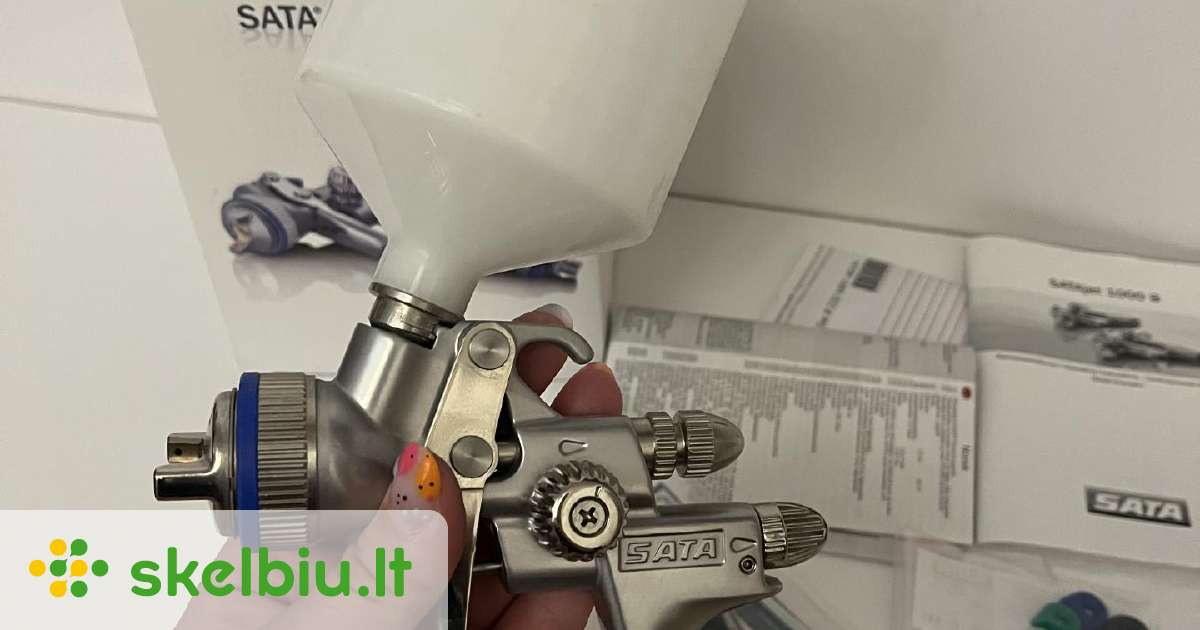 Satajet 1000 B Rp pulverizatorius 2,5 su bakeliu - Skelbiu.lt
