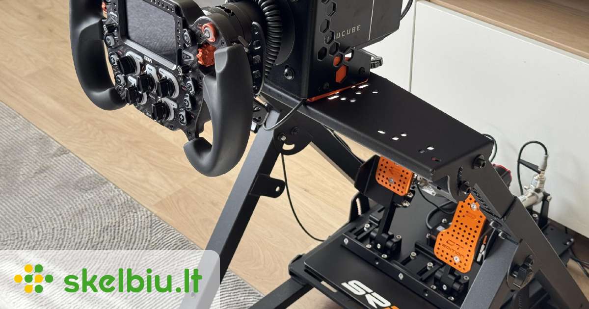 Simucube 2 Pro x Gsi Fpe V2 -Srp Pro Gtr V5 Pedals - Skelbiu.lt