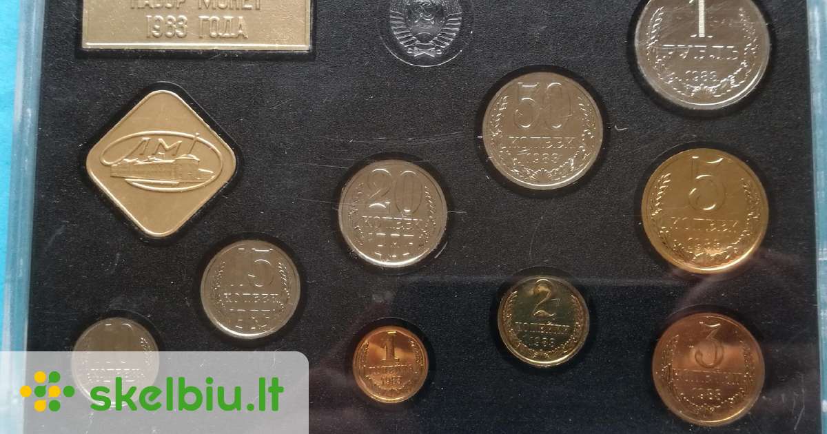 Ussr 1983 apyvartines monetos - Skelbiu.lt