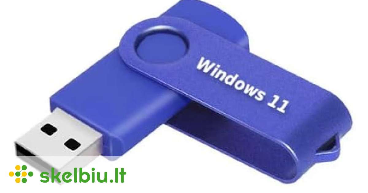 Windows 11 Pro instaliacinis Usb 64gb raktas - Skelbiu.lt