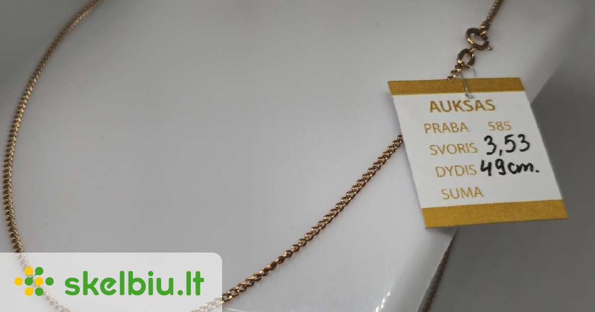 Auksine grandinele - Skelbiu.lt