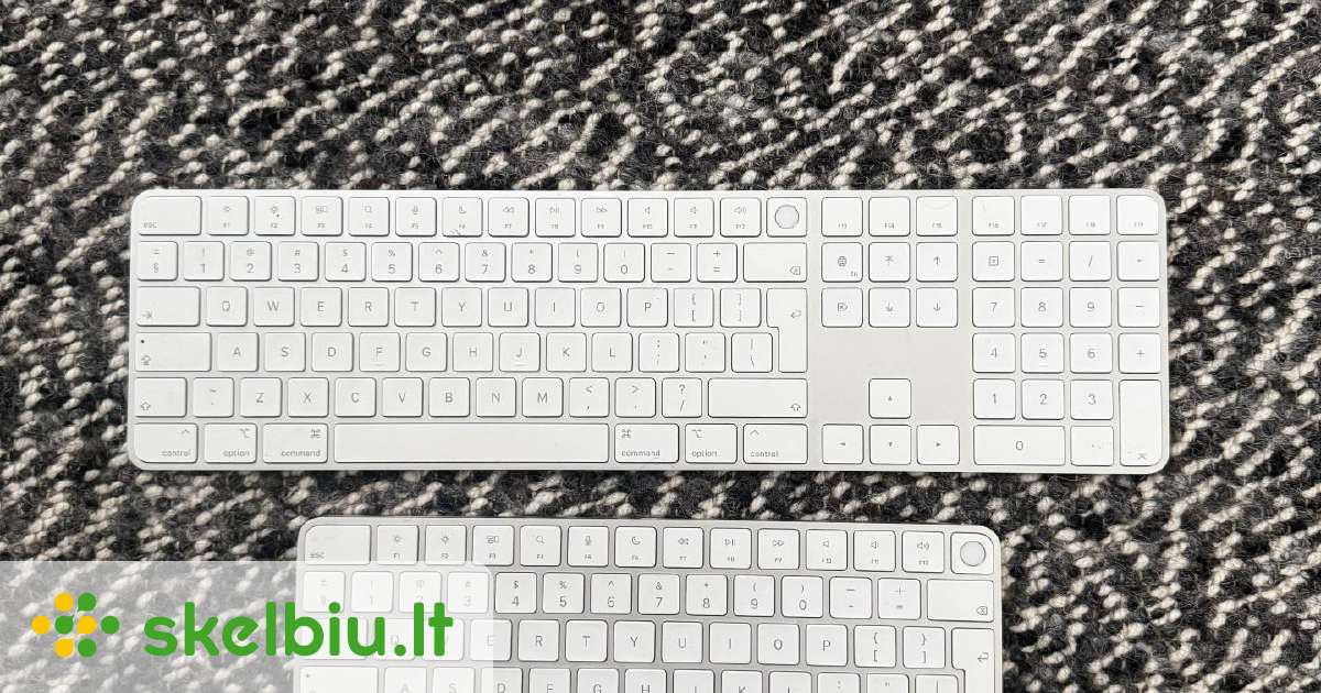 Apple magic keyboard with touch Id - Skelbiu.lt