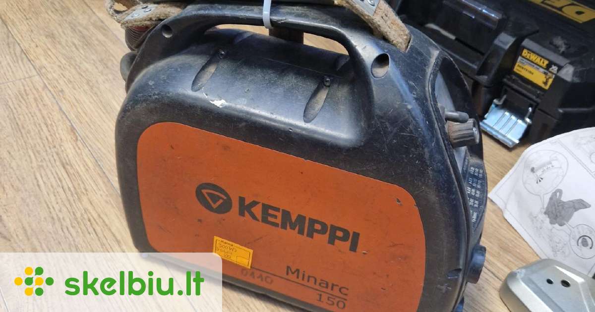 Suvirinimo aparatas kemppi minarc 150 - Skelbiu.lt