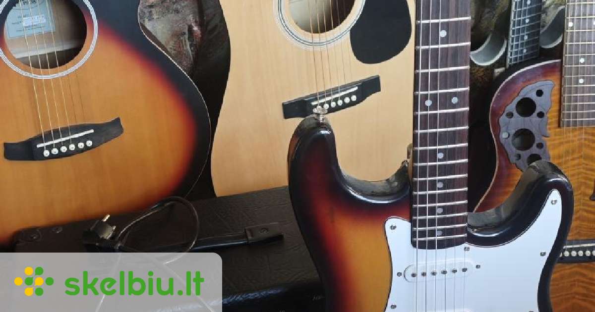 Parduodu e-gitara AL Stevens su kubu Hb. - Skelbiu.lt
