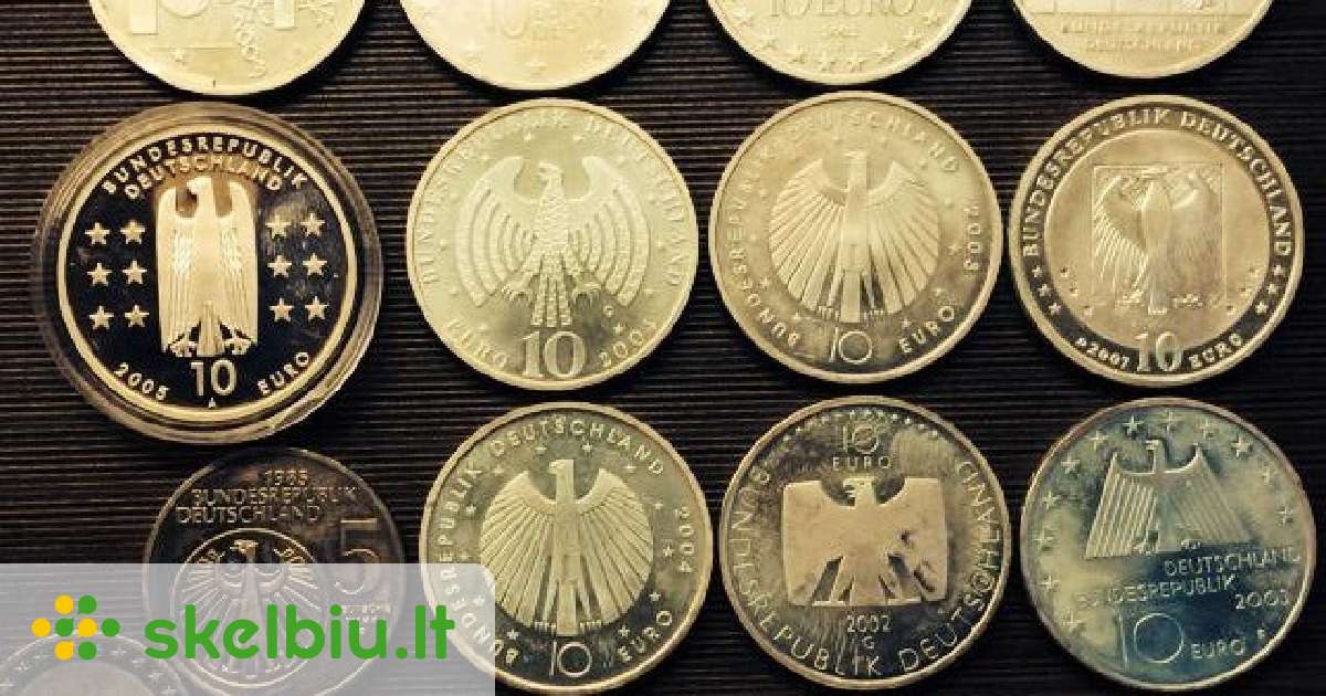 Šiolaikiniai eurai nominalas po 10 euru - Skelbiu.lt