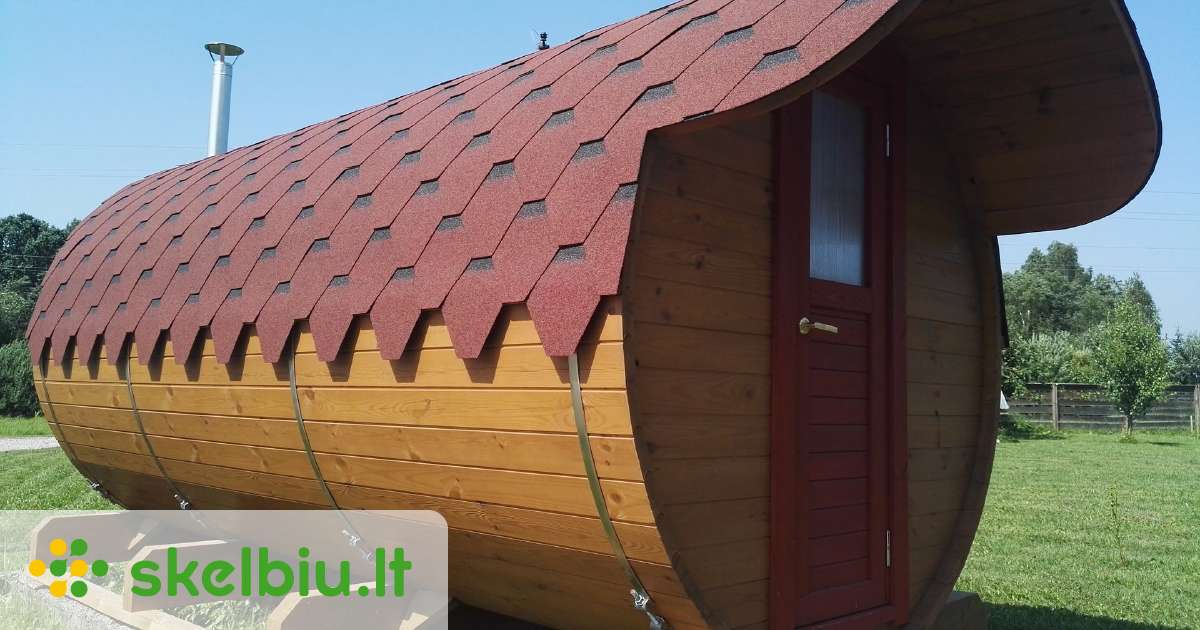 Pirtis backa, sauna, sodo namelis, barel, ovali - Skelbiu.lt