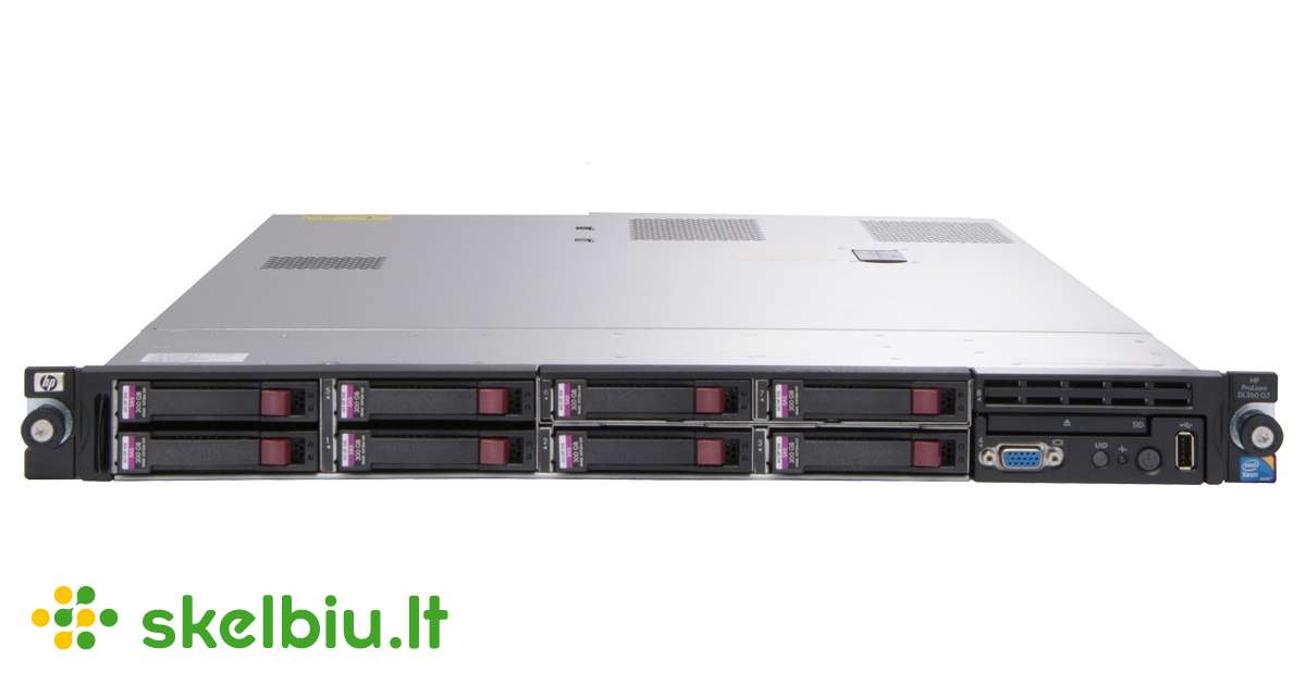 Serveris Hp dl360 g7 2x xeon E5620 2.4 16gb - Skelbiu.lt