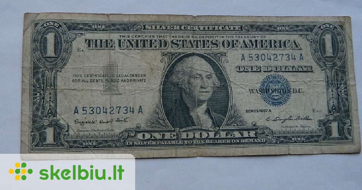 1957 m.1 doleris - Skelbiu.lt
