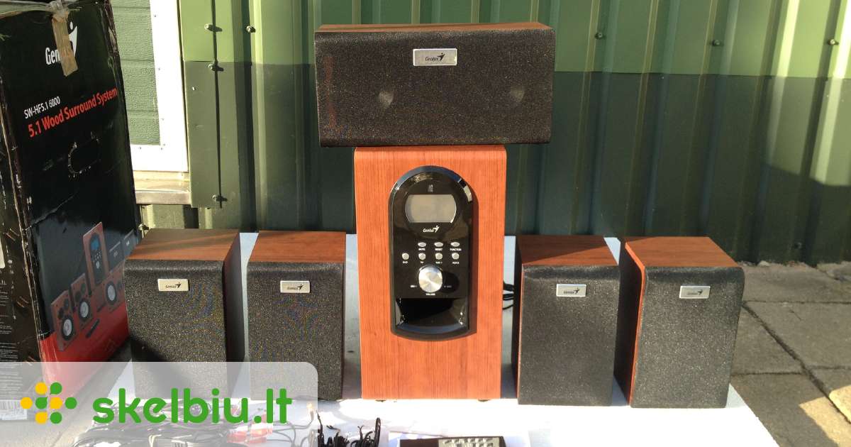 Naujos medines Genius Sw-hf5.1 6000 - Skelbiu.lt