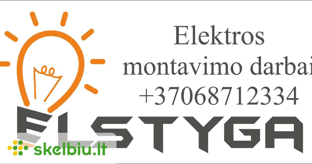 Elektros darbai, varžų matavimai - Skelbiu.lt