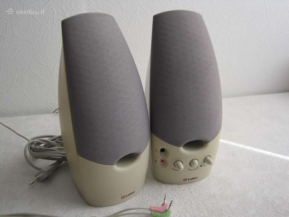 Kompiuterinės kolonėlės Labtec Quadral Logitech - Skelbiu.lt