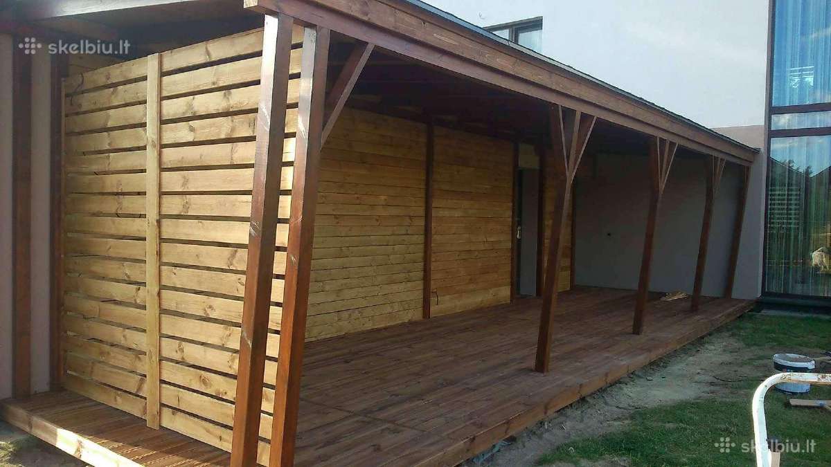 Kokybiška termo mediena terasoms, Įrengimas - Skelbiu.lt