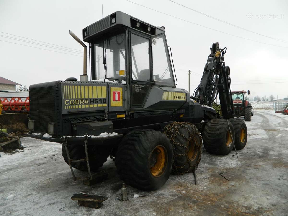 Harvesteris Ponsse Cobra Hs10 ardomas dalimis - Skelbiu.lt