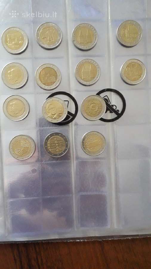 2 euru progines monetos - Skelbiu.lt