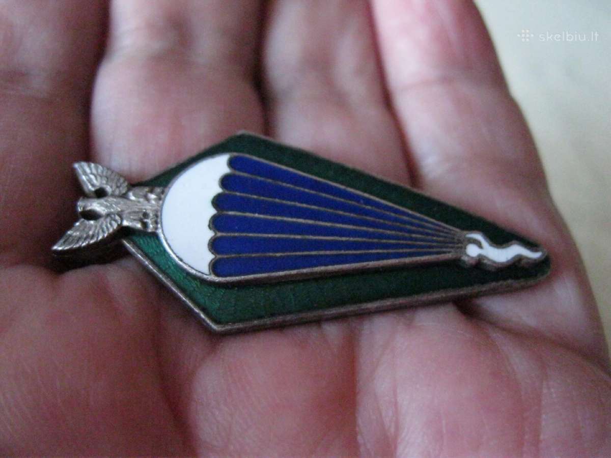 Parasiutininko Zenklas - Lenku.originalas.zr. foto - Skelbiu.lt