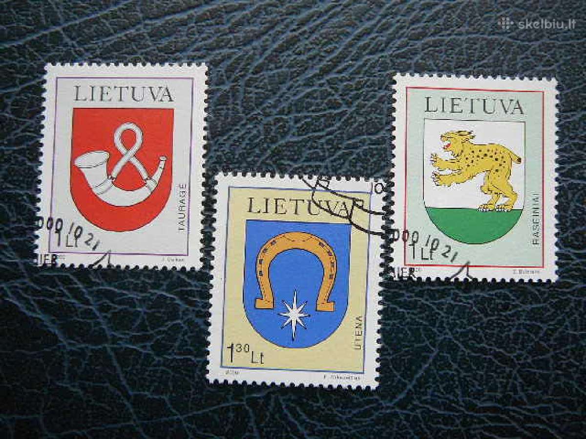 Lietuva 2000 Miestu herbai antsp. lit739a - Skelbiu.lt