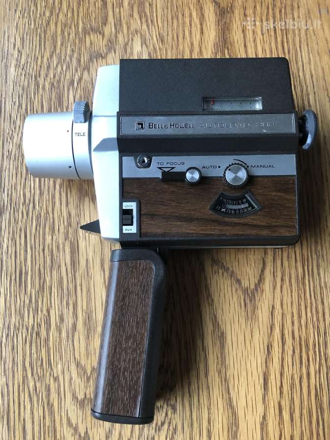 Bell&howell super 8 vintažinė kamera 309 modelis - Skelbiu.lt