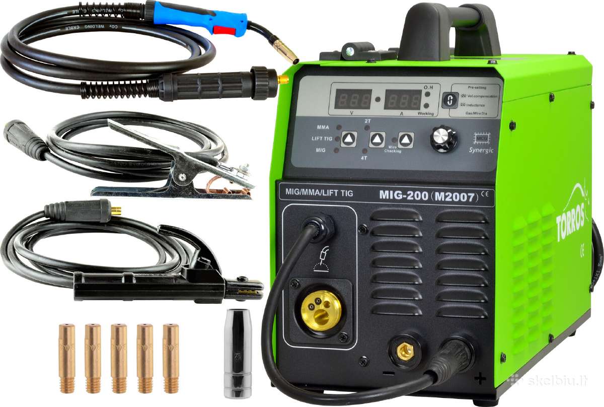 Suvirinimo pusautomatis Torros Mig-200 (M2007) - Skelbiu.lt