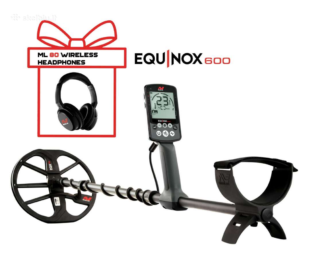 Minelab Equinox 600 + Minelab Equinox Headphones - Skelbiu.lt