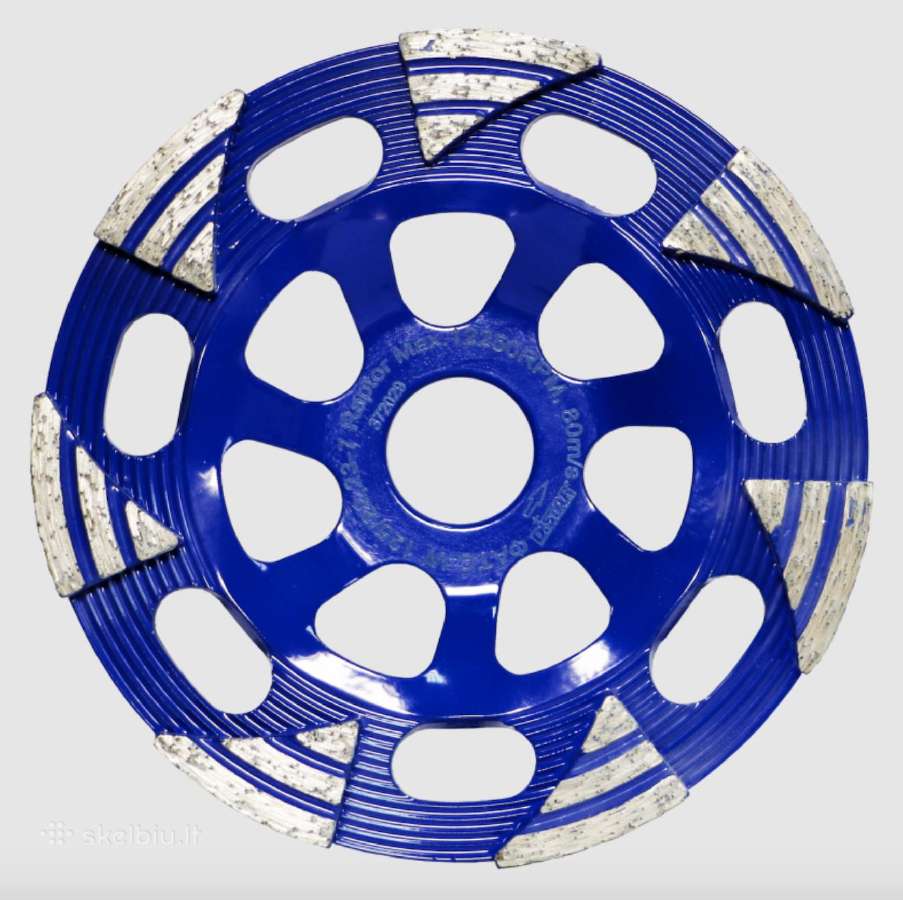 Deimantiniai betono šlifavimo diskai 125 mm - Skelbiu.lt