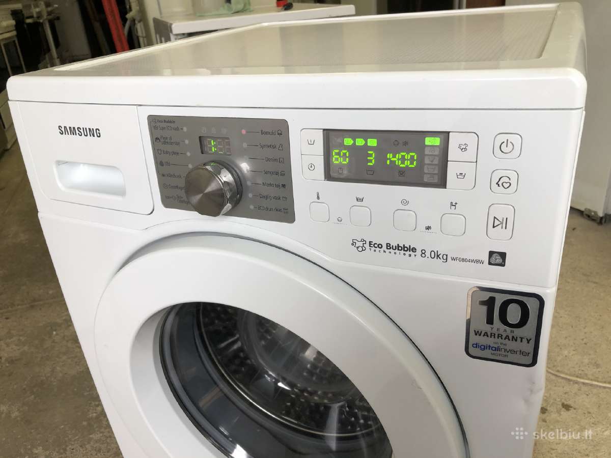 Samsung Ecobubble 8 kg - Skelbiu.lt