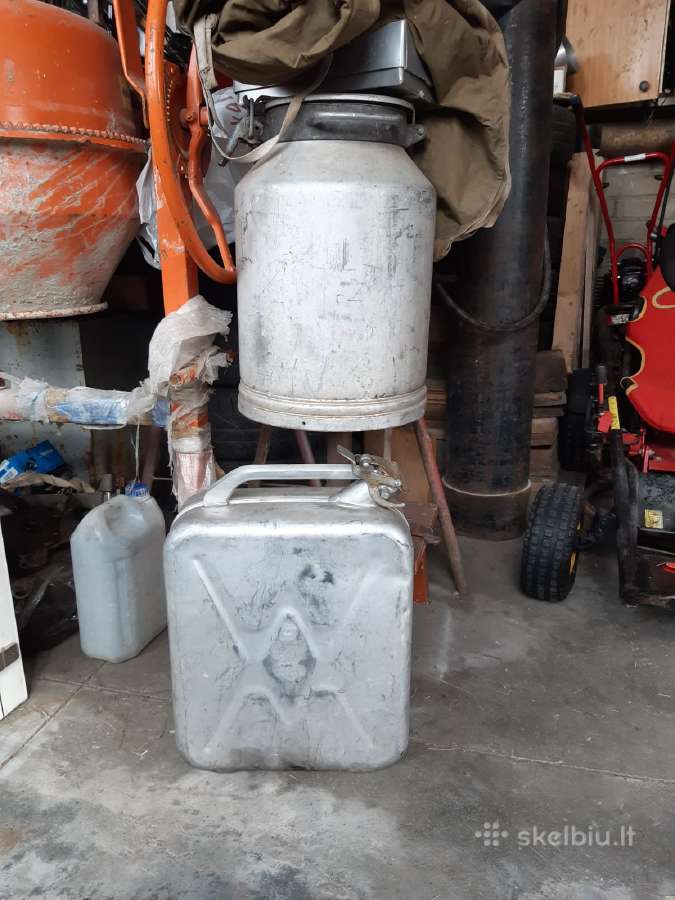 Aliuminiai kanistrai, bidonas - Skelbiu.lt