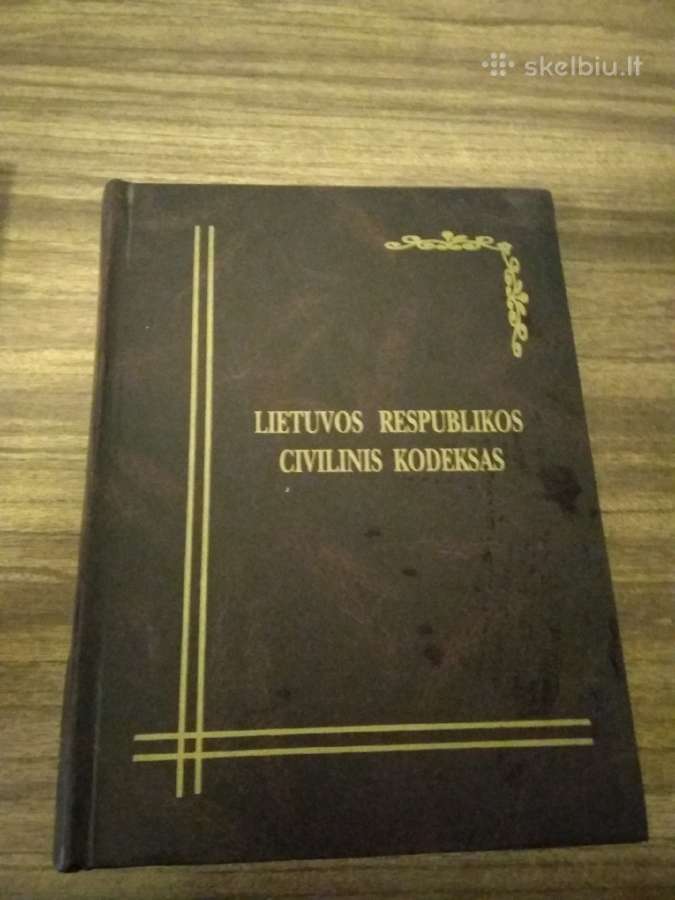 Suvenyrinė knyga Civilinis kodeksas - Skelbiu.lt