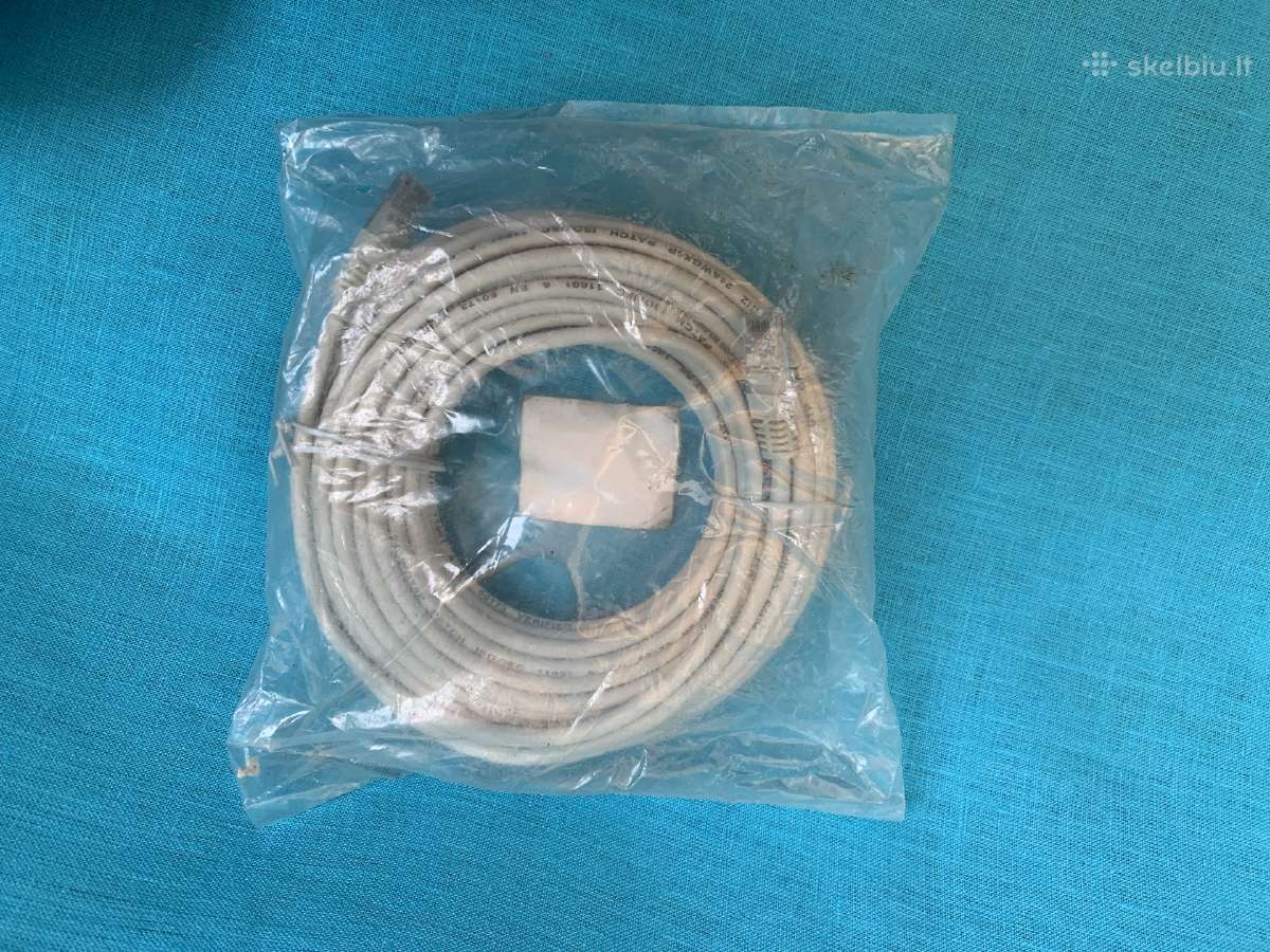 Kabelis Utp Cat5e Lan su 2x Rj45 jungtimis, 15m - Skelbiu.lt