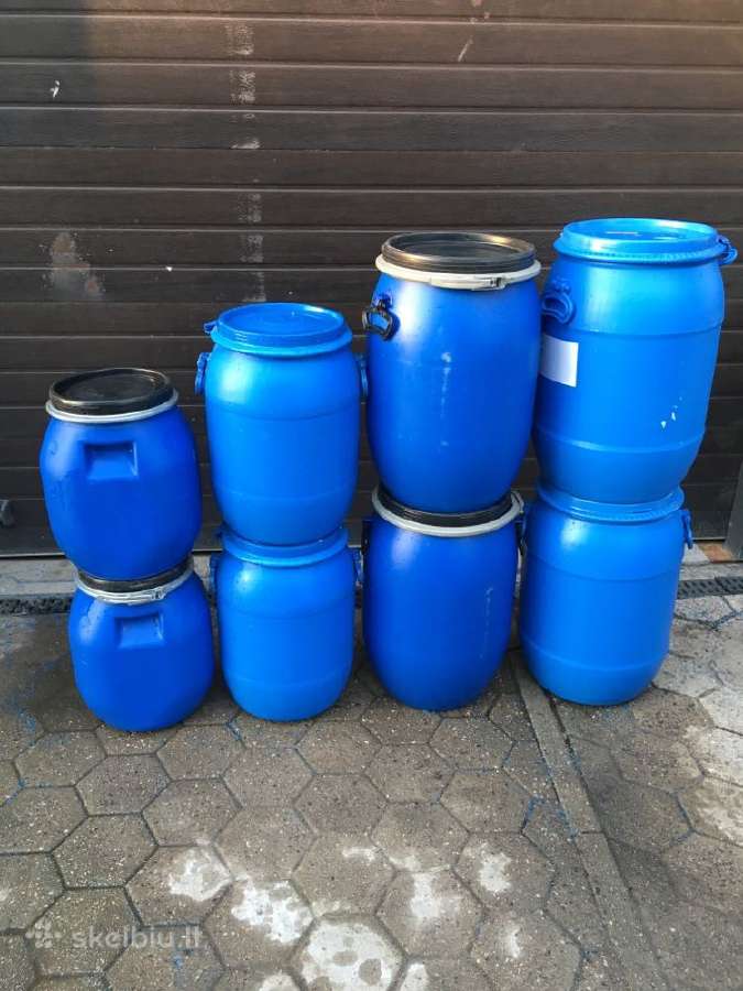 Talpyklos, plastikinė talpa, statinės, 30-120l - Skelbiu.lt