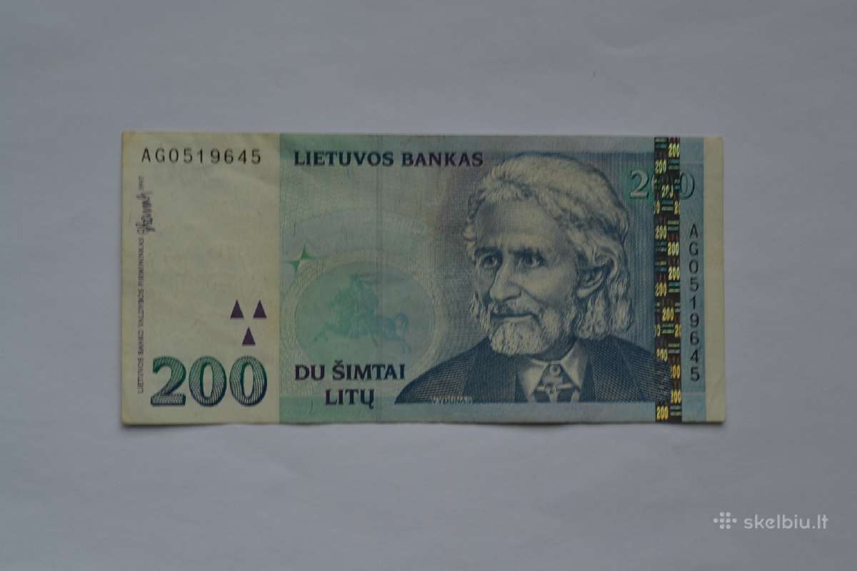 200 litu 1997 m. - Skelbiu.lt