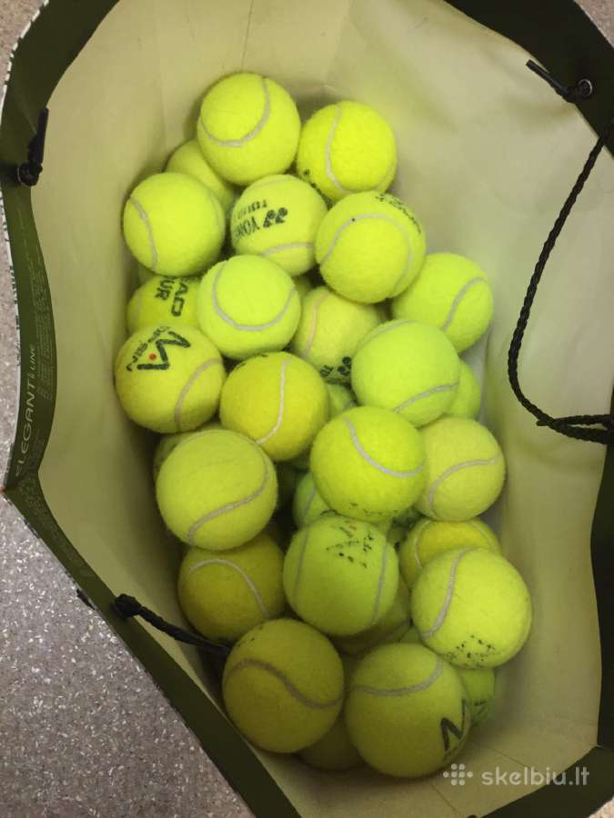 Teniso kamuoliai(naudoti) 50vnt - Skelbiu.lt