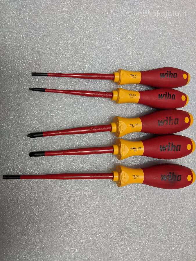 Wiha Softfinish Electric slim Fix Screwdriver (5vn - Skelbiu.lt