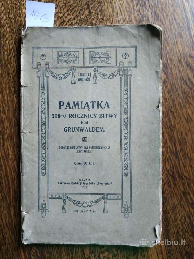 1910 m. knyga lenkų kalba - Skelbiu.lt