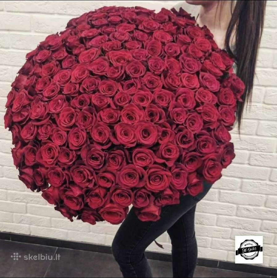 Greitas Rožių Pristatymas Vilniuje! Rožės, Gėlės - Skelbiu.lt