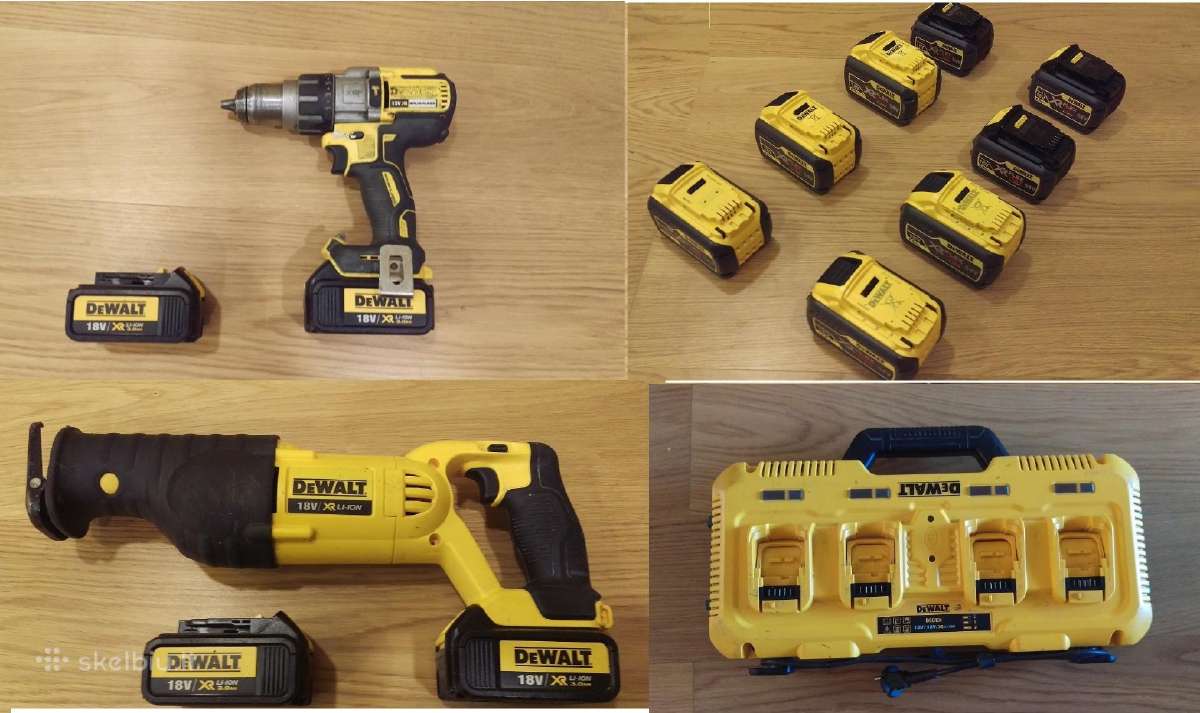 Dewalt Suktukas Dcd 996 , 9ah, 6ah, 5ah , 4ah bat - Skelbiu.lt