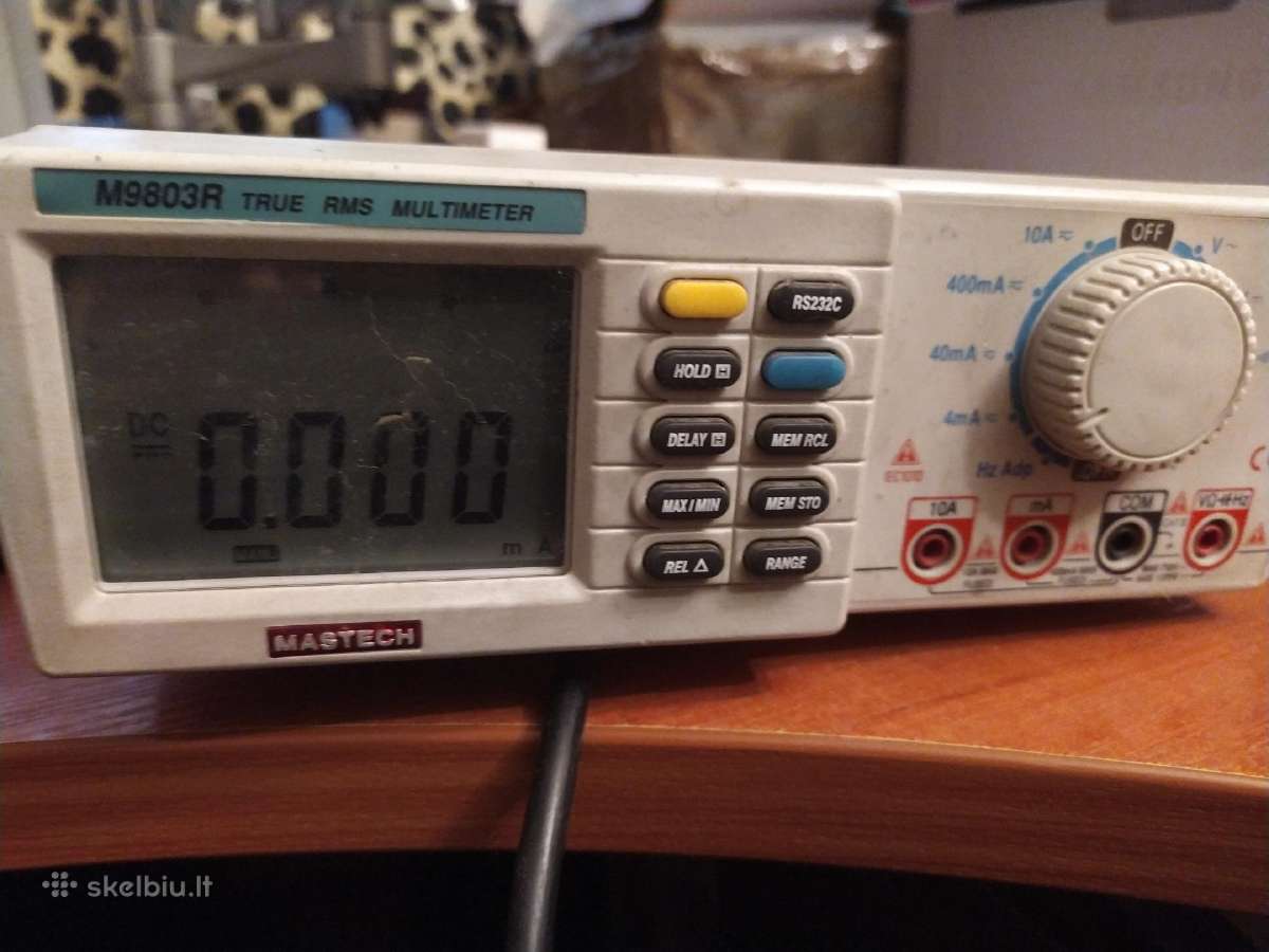 Mastech m9803r true rms multimeter - Skelbiu.lt