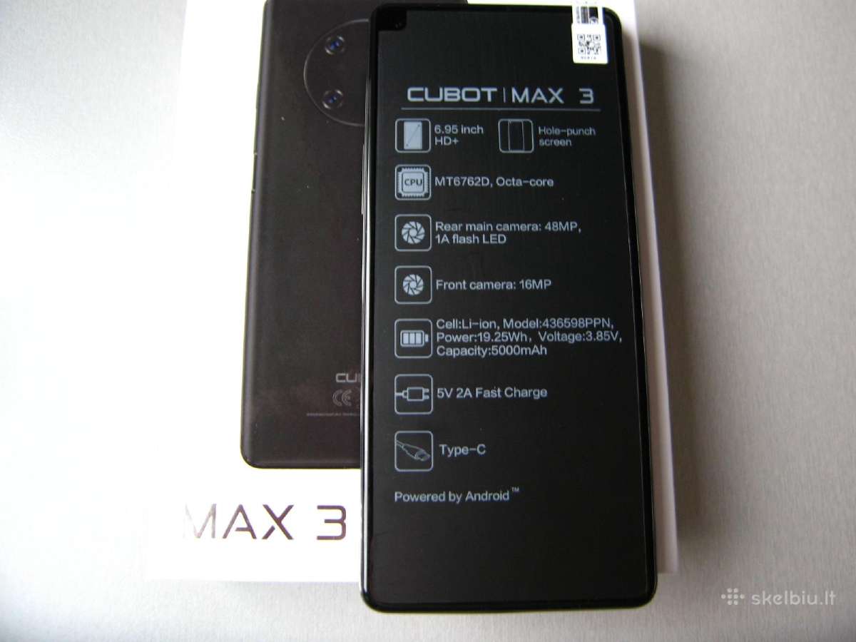 Cubot Max 3 - Skelbiu.lt