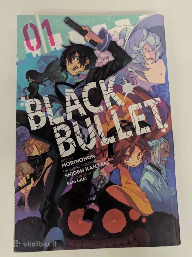 Black Bullet anime manga vol1 - Skelbiu.lt