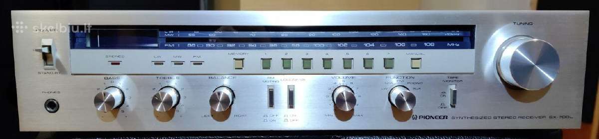 Pioneer Sx-700l vintažinis resyveris (1980) - Skelbiu.lt