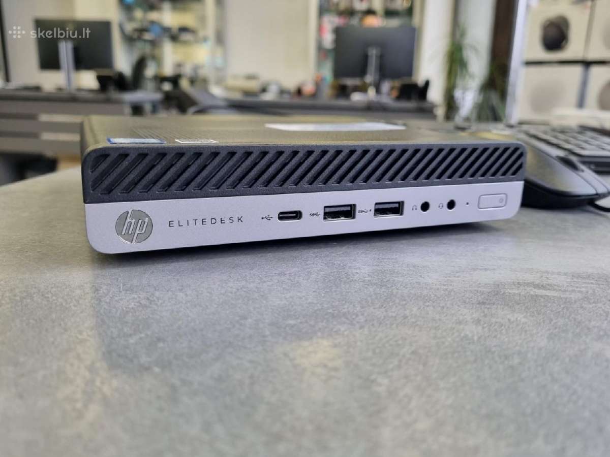Hp Elitedesk 800 G4 Usff i5-8500t/16/256ssd/w10p - Skelbiu.lt