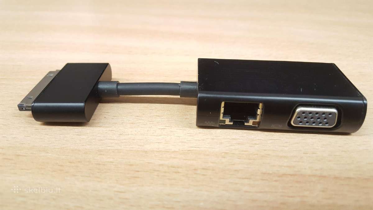 Hp Dock Connector to Ethernet/vga Adapter - Skelbiu.lt