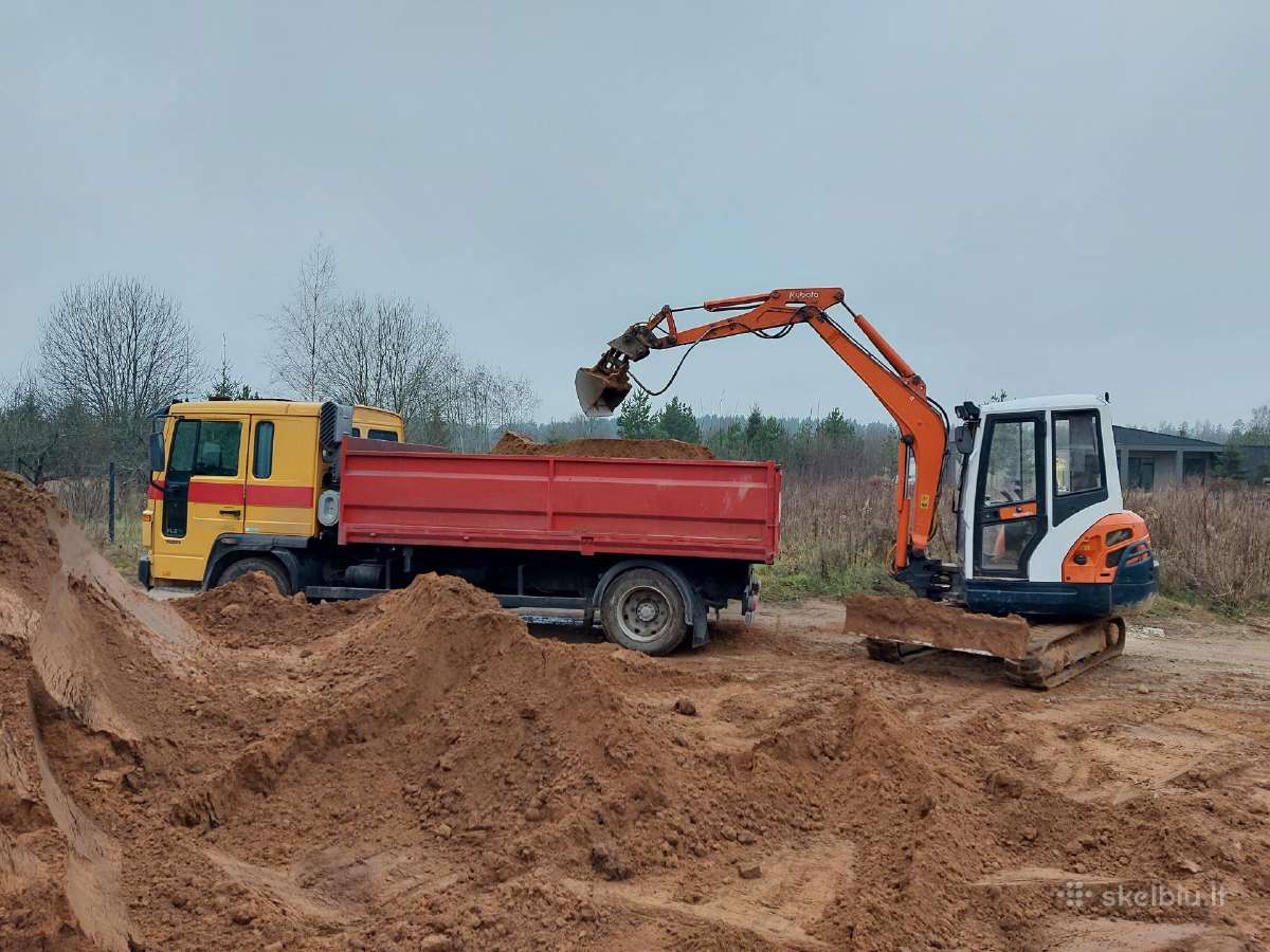 Mini ekskavatorius 3.5t. Mini krautuvas - Skelbiu.lt