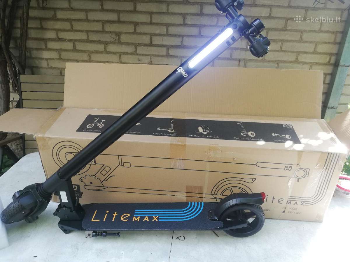 Elektrinis paspirtukas Gpad Max nuo 100e - Skelbiu.lt